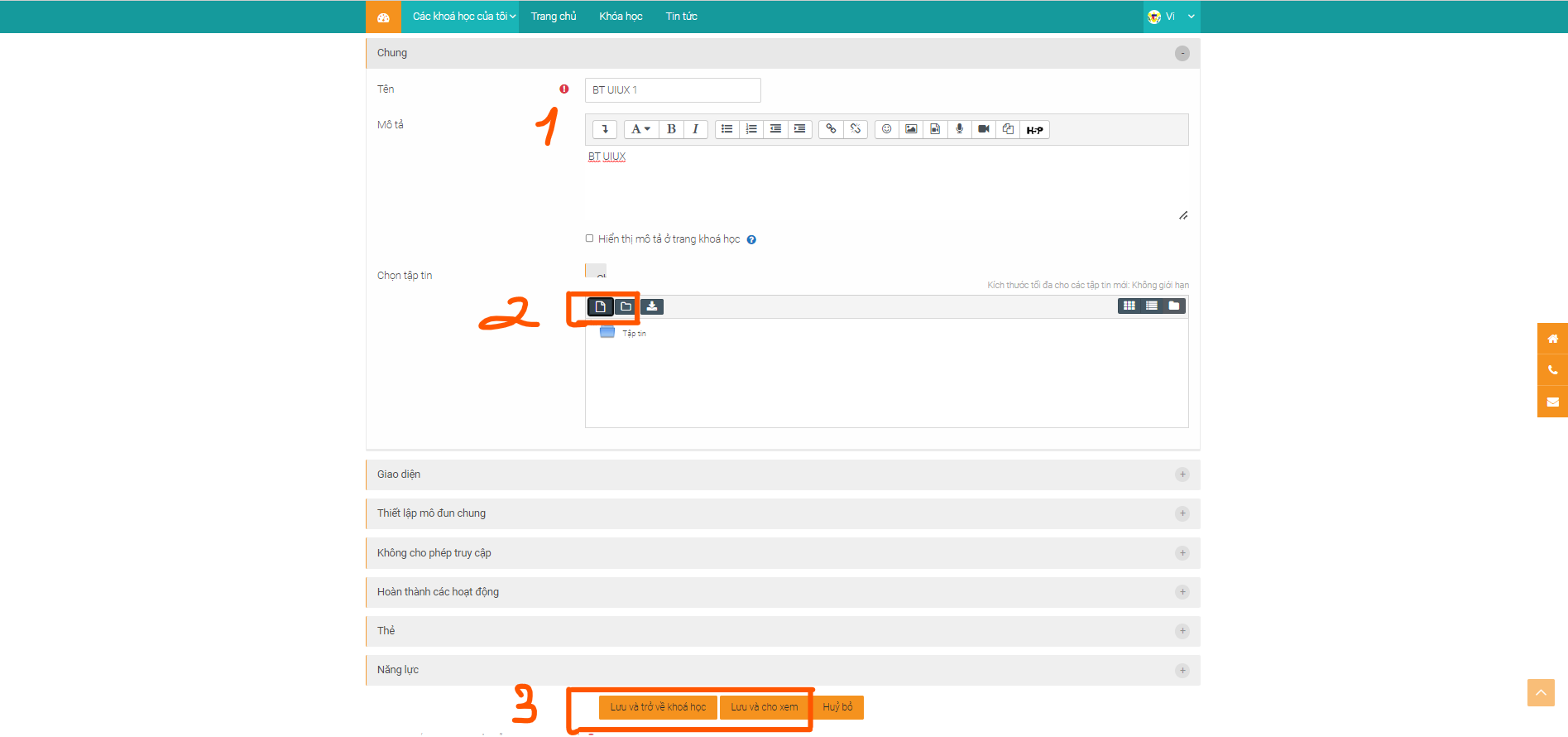 Hướng dẫn đưa tài liệu bài giảng lên hệ thống Elearning | Digitech Solutions