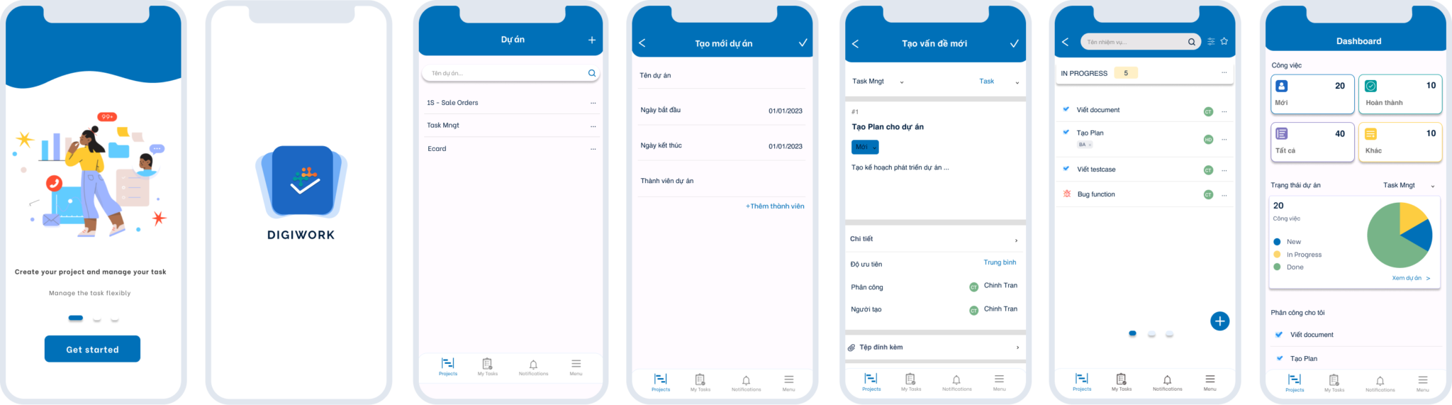 Giải pháp Quản lý dự án - DigiWork | Digitech Solutions